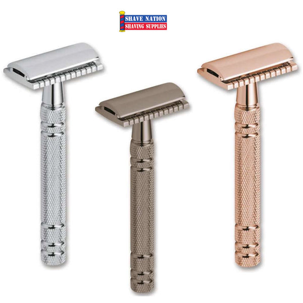 Boker Boraso Chrome Closed Comb Safety Razor | Shave Nation Shaving ...