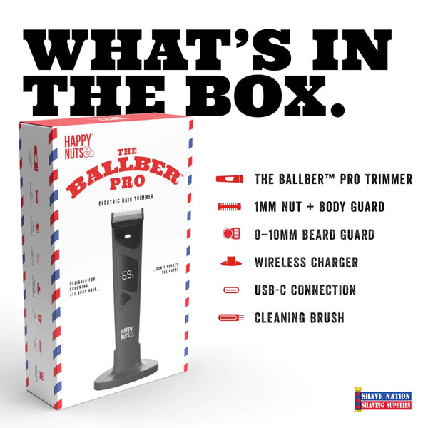 The Ballber Pro Electric Hair Trimmer - Happy Nuts | Shave Nation ...