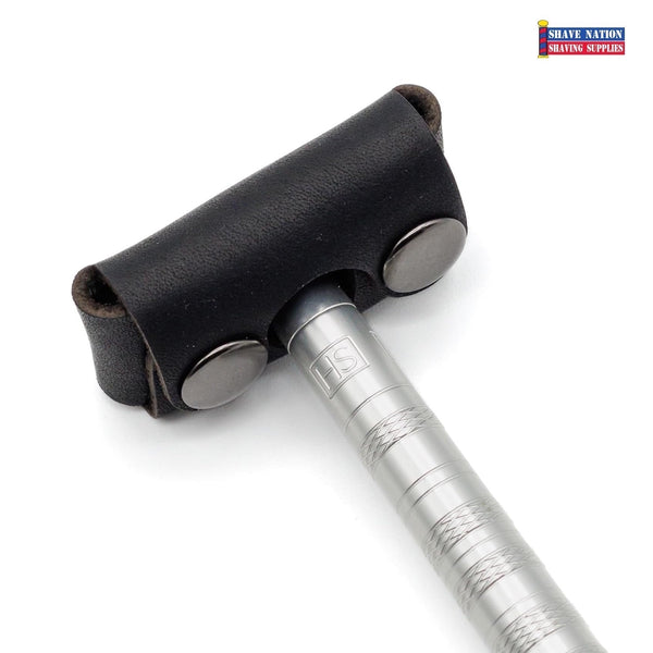 Henson Leather Razor Head Cover | Shave Nation Shaving Supplies®