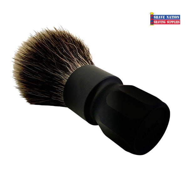 Alpha Revolver G4 Synthetic Black Shaving Brush | Shave Nation Shaving ...