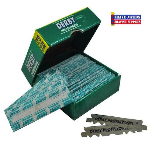 Derby Single Edge Half Blades for Shavette Razors 100 ct | Shave Nation ...
