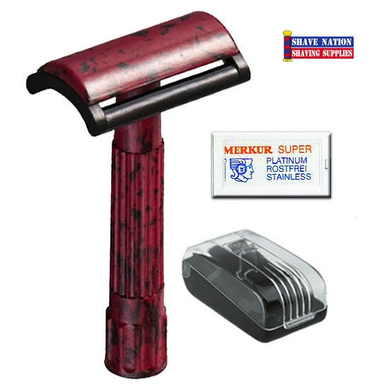 Merkur Double Edge DE Safety Razor Bakelite 45 | Shave Nation Shaving ...
