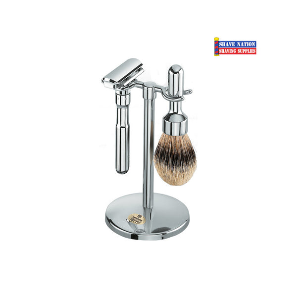 Merkur Futur Safety Razor Set Polished Chrome | Shave Nation Shaving ...
