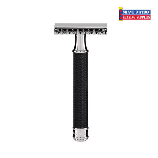 MUHLE R41 Black Open Comb Safety Razor | Shave Nation Shaving Supplies®