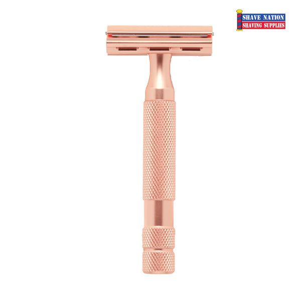 Rockwell 6C Rosegold Adjustable Safety Razor | Shave Nation Shaving ...