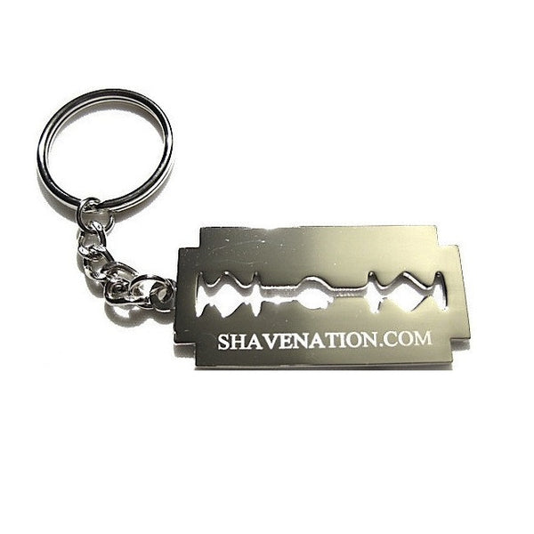 Shave Nation DE Razor Blade Key Chain | Shave Nation Shaving Supplies®