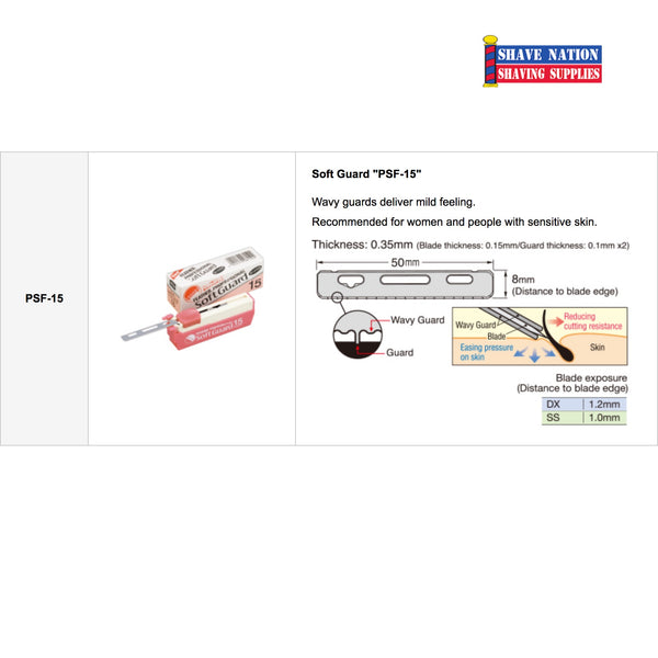 Feather Artist Club SOFT-GUARD Razor Blades 15 Pack | Shave Nation ...