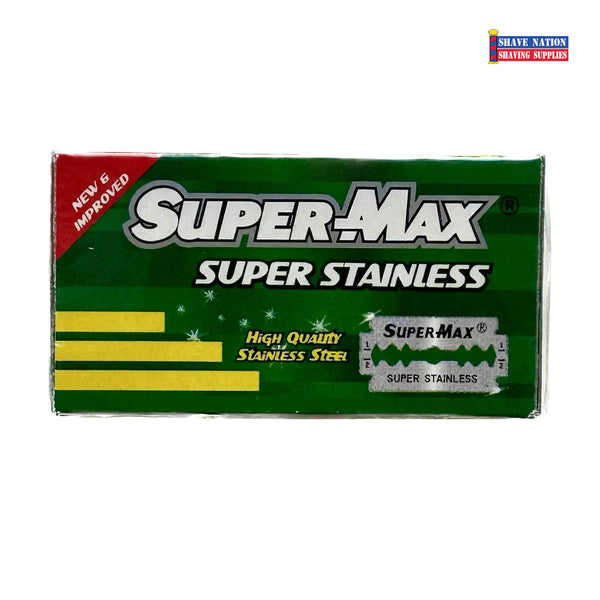 SuperMax Super Stainless DE Blades 5Pk | Shave Nation Shaving Supplies®