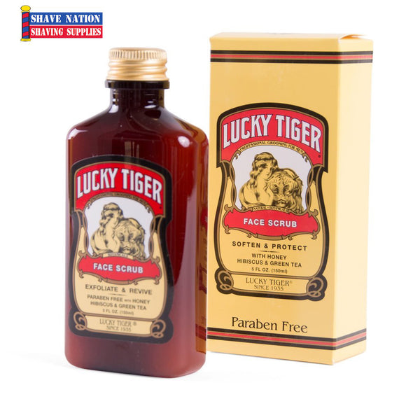 Lucky Tiger Face Scrub-Exfoliate and Revitalize! | Shave Nation Shaving ...