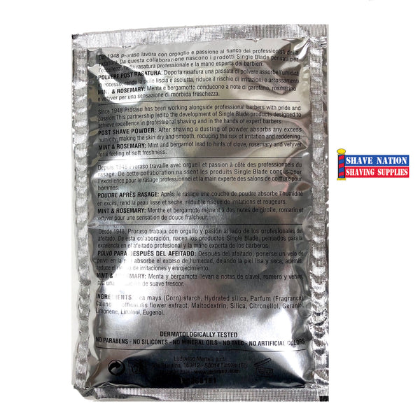 Proraso Post Shave Powder for PROFESSIONAL Use | Shave Nation Shaving ...